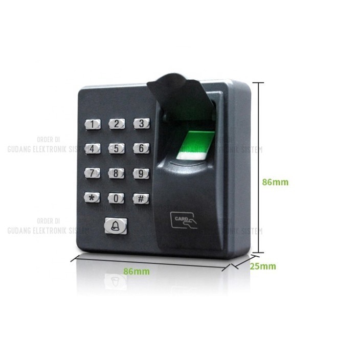 Jual Mesin Akses Kontrol Pintu Zkteco X7 Reader Rfid Access Control Door Sama Seperti Solution ...