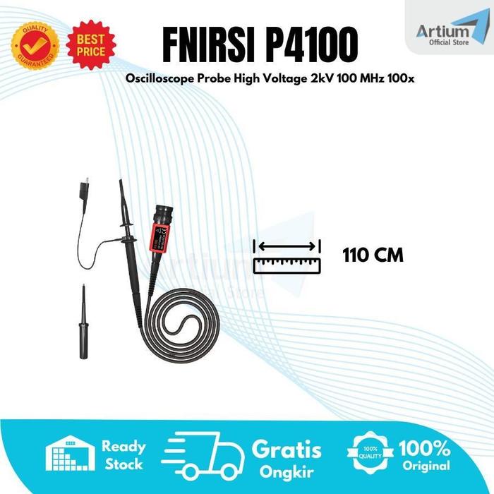Jual FNIRSI P4100 Oscilloscope Probe High Voltage 2kV 100 MHz 100x ...