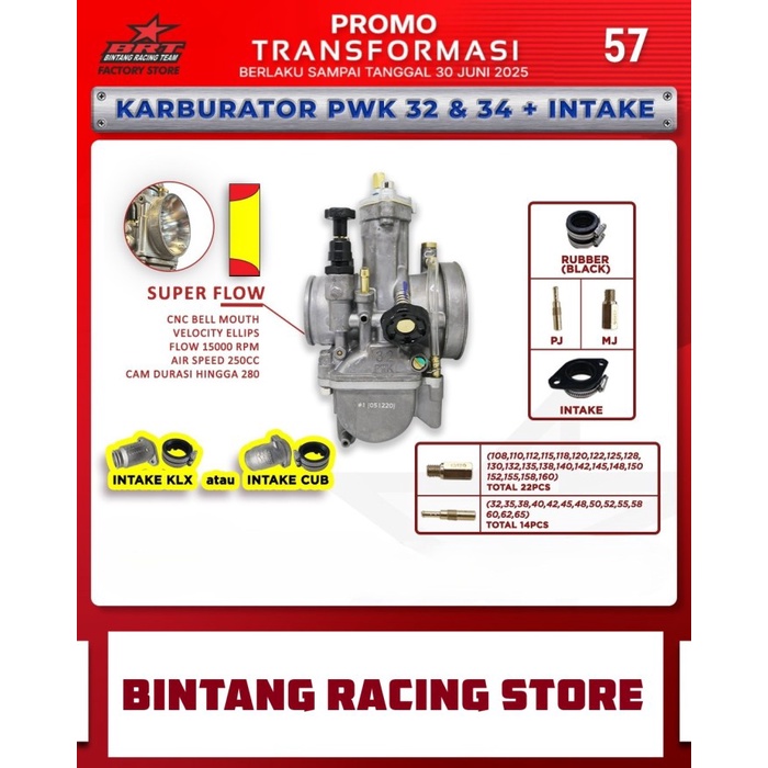 Jual Karburator PWK 34 BRT Super Flow | Shopee Indonesia