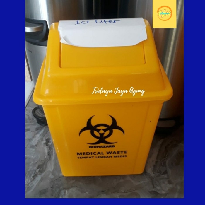 Jual PREMIUM Tempat Sampah Medis 10 Liter / Tempat sampah Limbah Medis ...