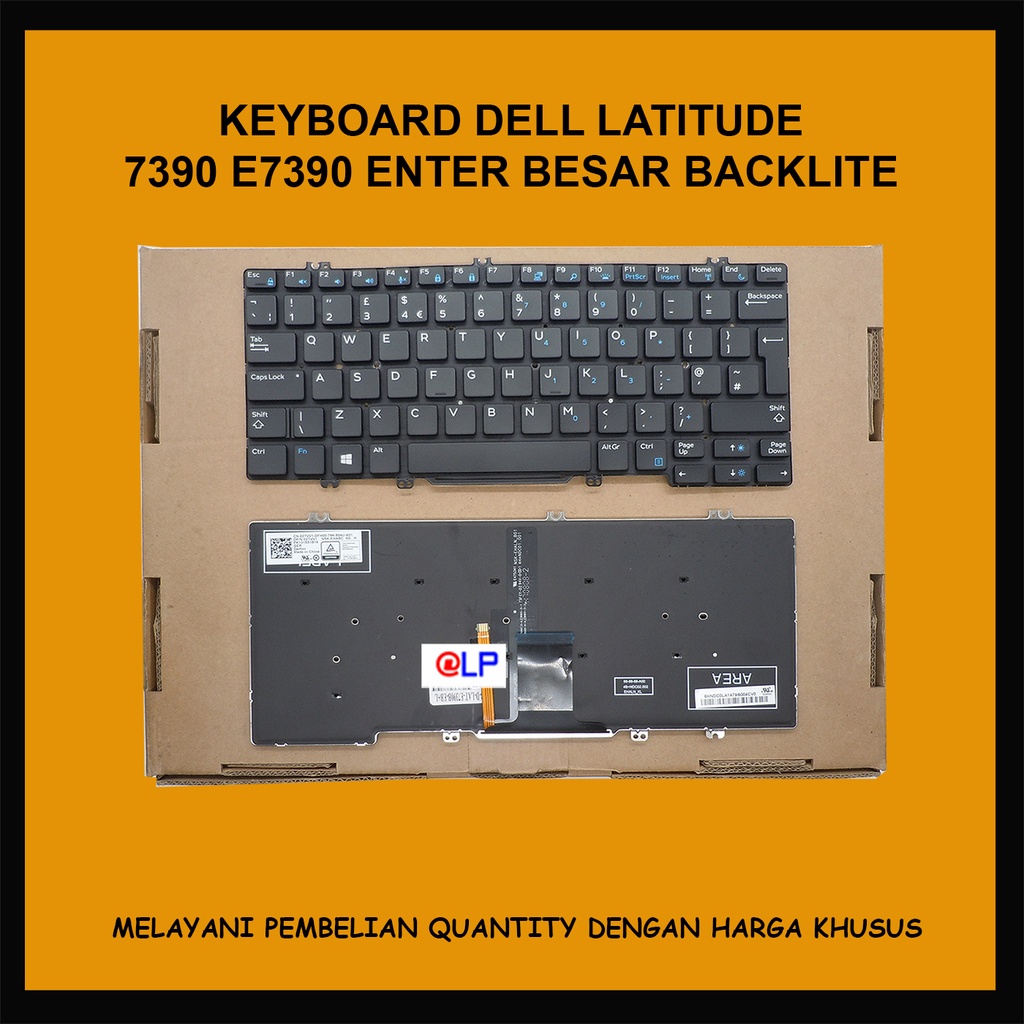 Jual Keyboard Dell Latitude 7390 E7390 Enter Besar Backlight | Shopee ...