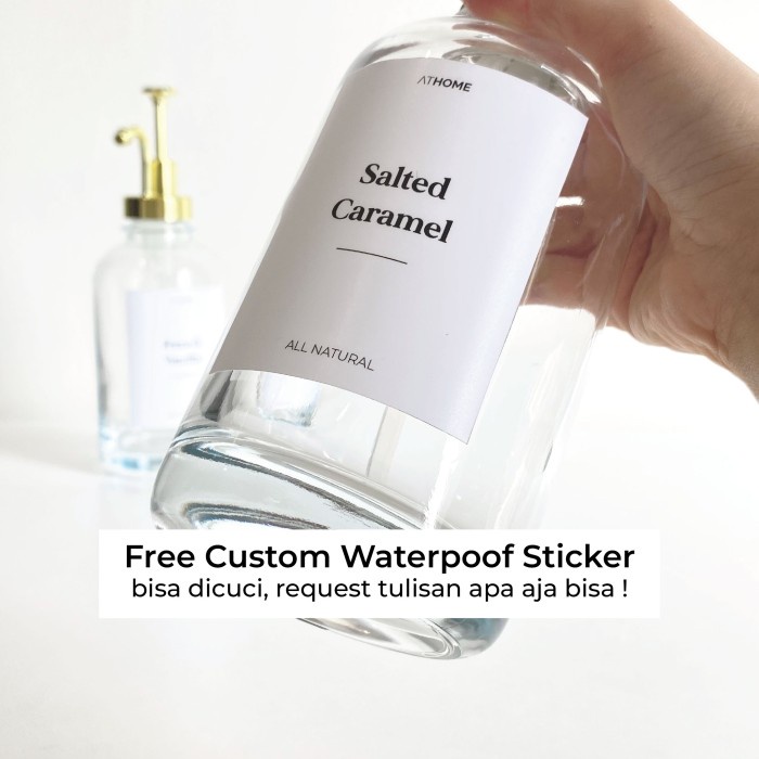 Jual Athome Posh Glass Syrup Bottle 500Ml / Botol Sirup Sabun Kaca Cafe ...