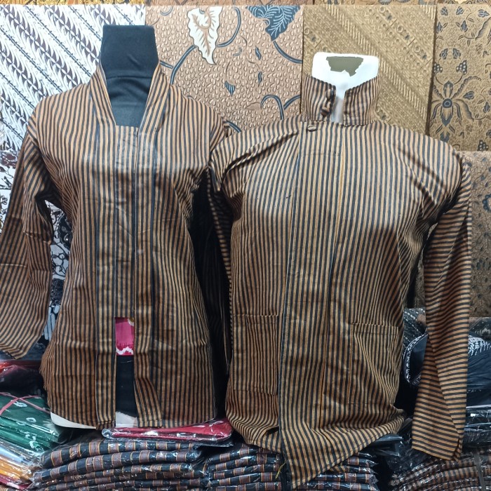 Jual Baju Lurik Jawa Sorjan Kebaya Lurik Pakaian Adat Batik Jogja | Shopee Indonesia