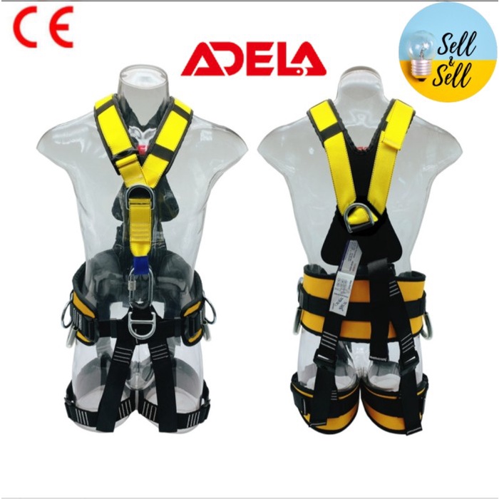 Jual Adela Full Body Harness HKW-4503 / Sabuk Safety Fullbody HKW4503 ...