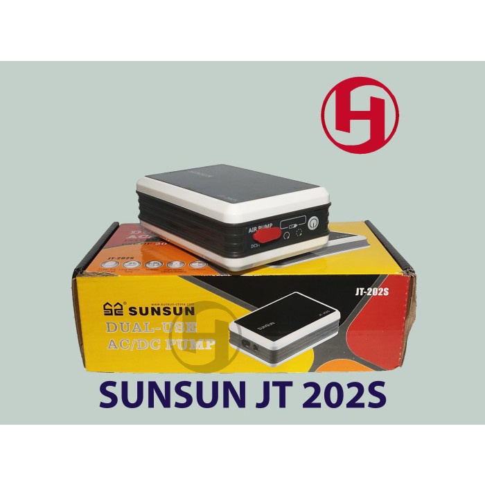 Jual POMPA UDARA ACDC ORIGINAL SUNSUN JT 202S LOW WATT AERATOR DUAL USE | Shopee Indonesia