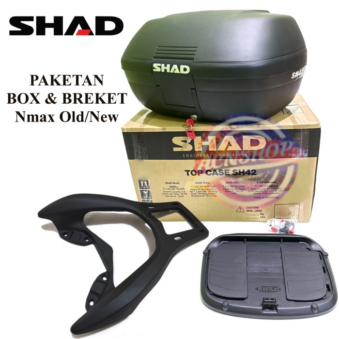 Jual PAKET BOX SHAD SH42 DAN BREKET BOX NMAX NEW 2020 | Shopee Indonesia