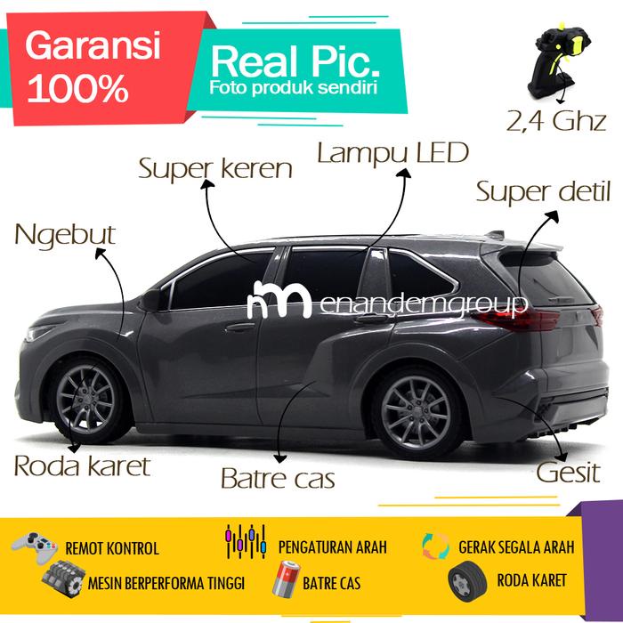 Jual ready stok mainan mobil remot kontrol rc suv inova kijiang zeniks ...