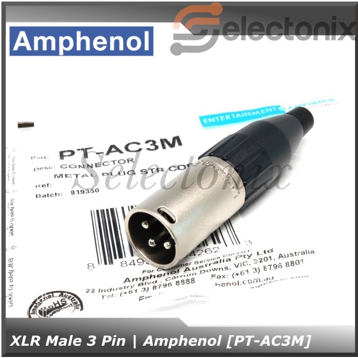 Jual Xlr Male Amphenol Ac3M (Original) | Shopee Indonesia