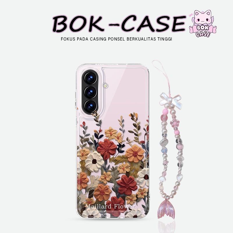 Jual Bunga Gaya Lukisan Minyak Casing Samsung A17 5G A07 Galaxy A56 A36 A26 A06 A16 5G A55 5G ...