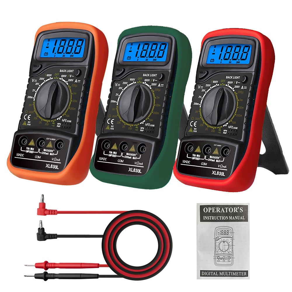 Jual XL830L VC830L Handheld Digital Multimeter LCD Backlight Portable ...