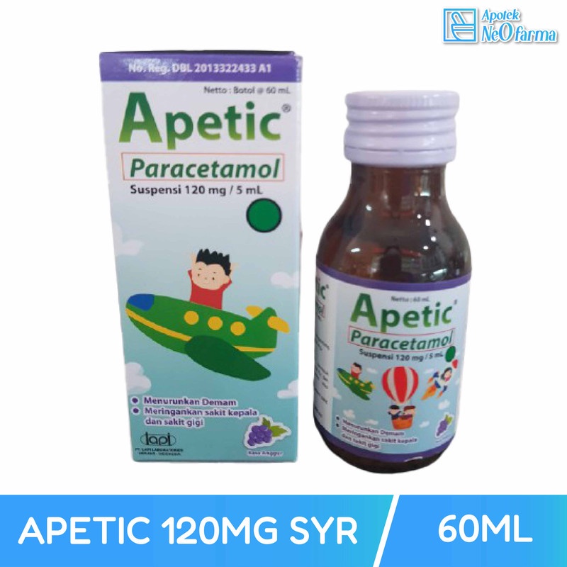 Jual APETIC 120MG SYR 60 ML | Shopee Indonesia