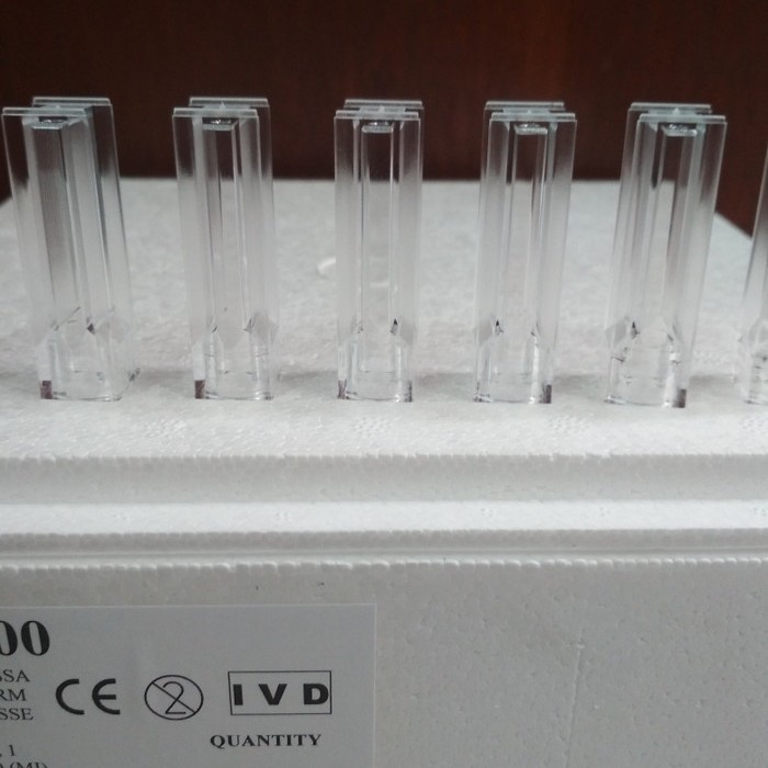 Jual JTTOP" MICRO CUVETTE KARTELL 1.5 ML VISIBLE KUVET POLYSTYRENE ...