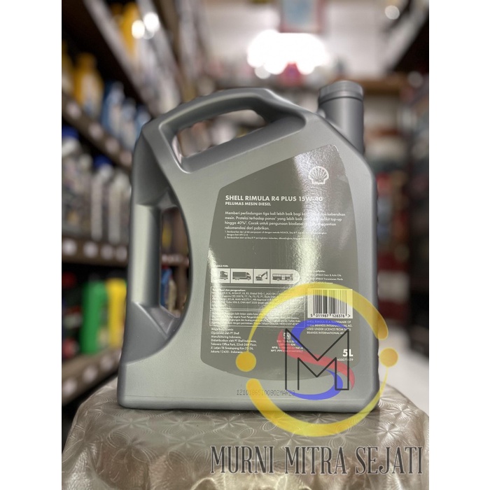 Jual JTTOP" SHELL RIMULA R4 PLUS DIESEL OLI SAE 15W-40 DULU R4X X 15W40 ...