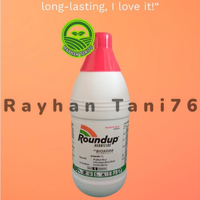 Jual Herbisida Roundup 486 Sl 1 Liter Pembasmi Rumput Ampuh Mati Ke ...