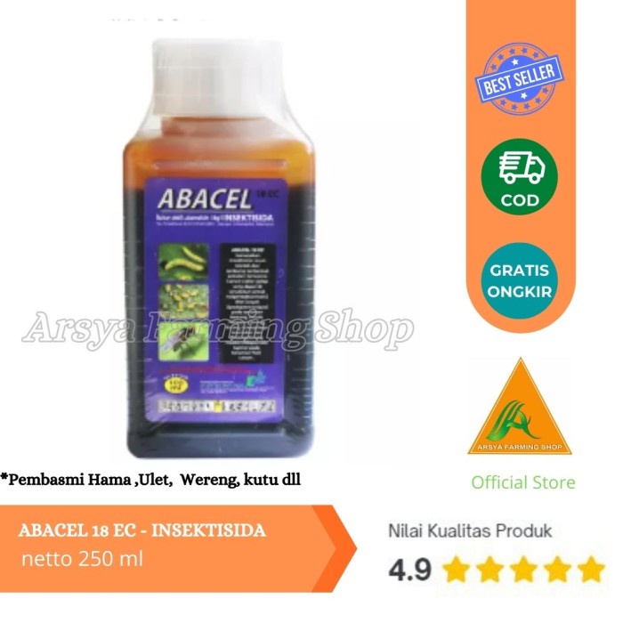 Jual ADT- Insektisida Abacel 18 EC 250 ml Obat Hama Thrips Pada Tanaman | Shopee Indonesia