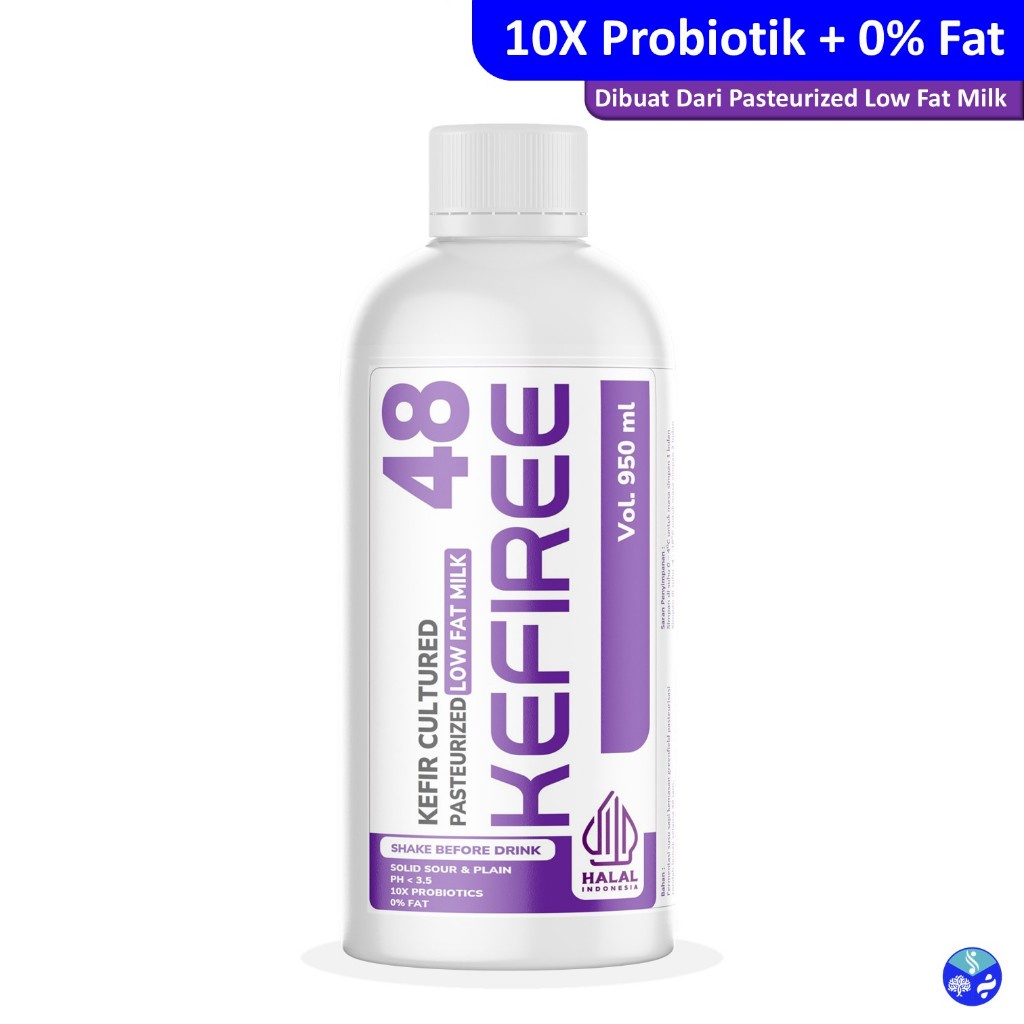 Jual Susu Kefir KEFIREE Bebas Lemak & Pasteurized 48 Jam (Fermentasi ...