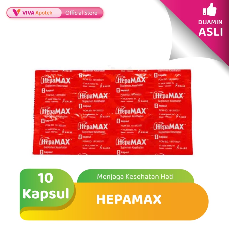 Jual Hepamax Suplemen untuk Menjaga Kesehatan Hati (10 Kapsul) | Shopee ...