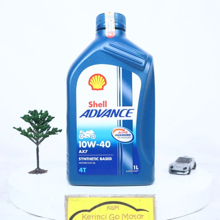 Jual JAYAmart- OLI SHELL ADVANCE 4T 10W-40 AX7 1L - OLI MOTOR SHELL AX7 ...