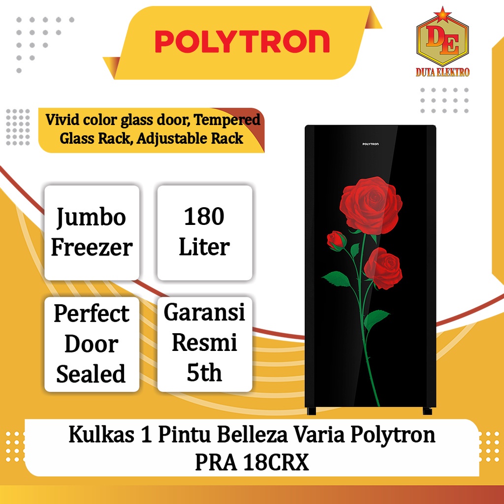 Jual Kulkas 1 Pintu Polytron PRA 18 CRX Belleza Varia | Shopee Indonesia