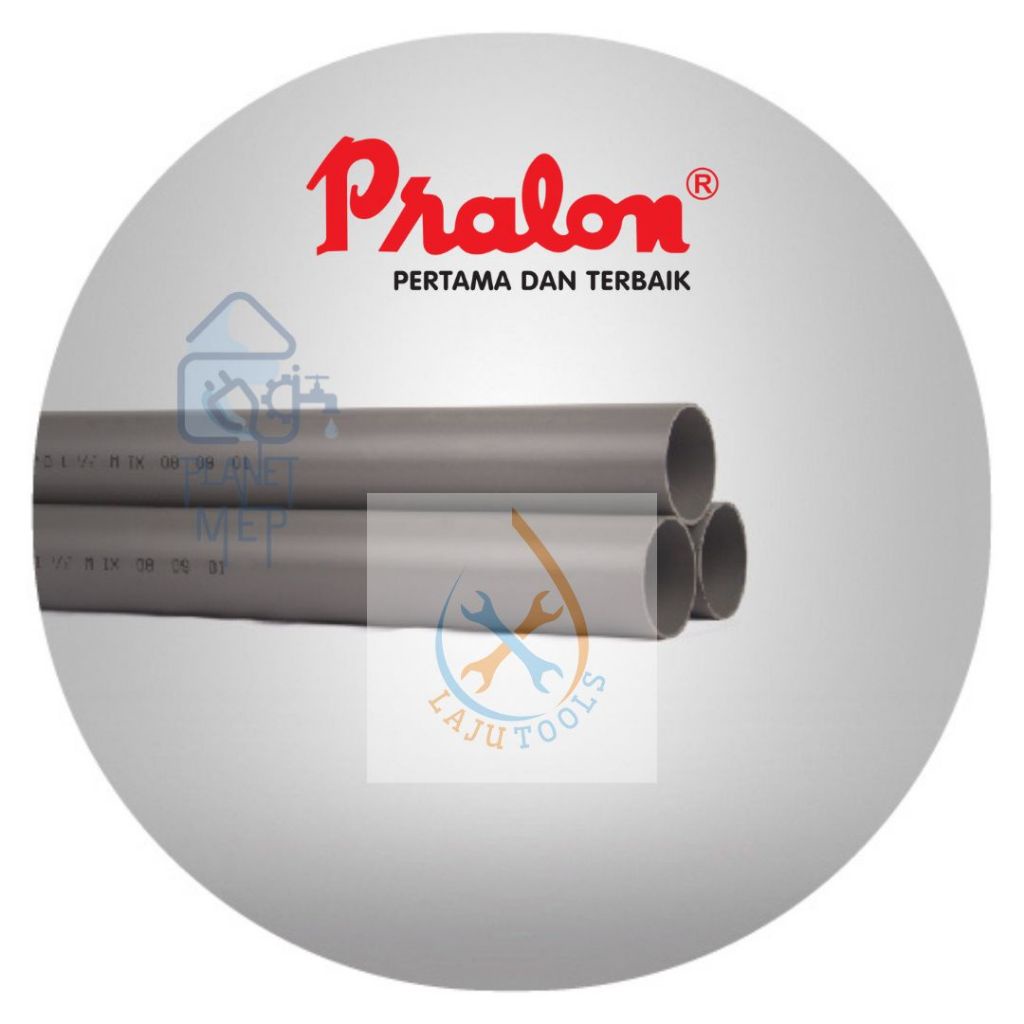 Jual PIPA uPVC PRALON AW 1/2 - 2 INCH ABU-ABU JIS K 6743 | Shopee Indonesia