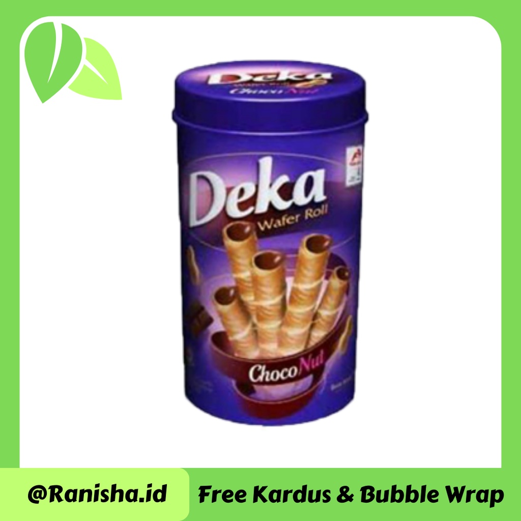 Jual Deka Wafer Roll Choco Nut Kaleng 280G | Shopee Indonesia