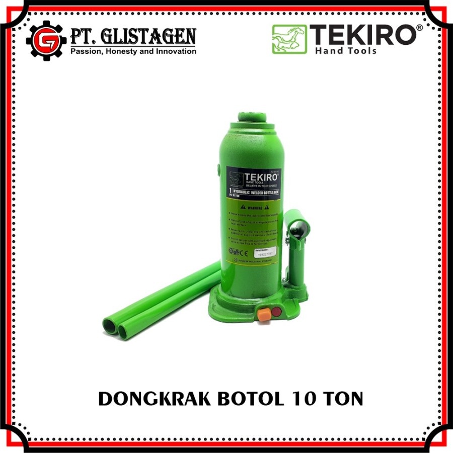 Jual Dongkrak Botol 10 Ton Tekiro Hydraulic Bottle Jack Dongkrak Mobil 10T | Shopee Indonesia