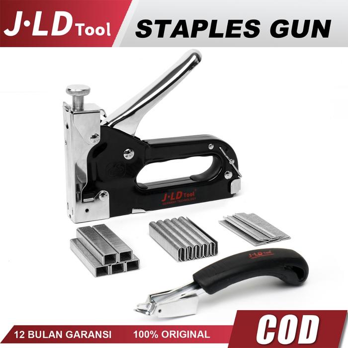Jual JLD Staples Tembak U/D/T Staple Gun + Isi + Staple Remover ...