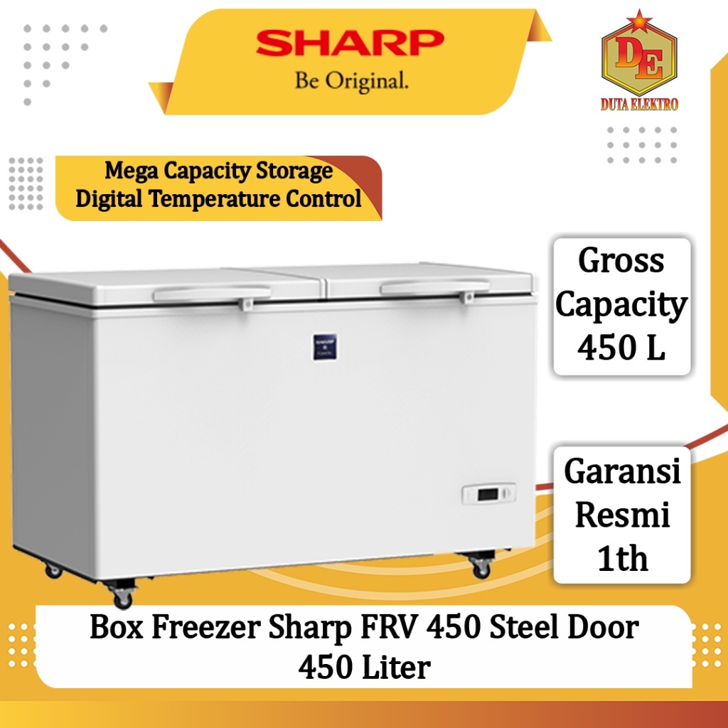 Jual Box Freezer Sharp FRV 450 Steel Door 450 Liter | Shopee Indonesia