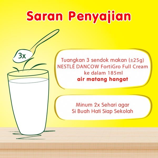 Jual Produk Viral Nestle Dancow Fortigro Susu Bubuk Susu Anak Full ...
