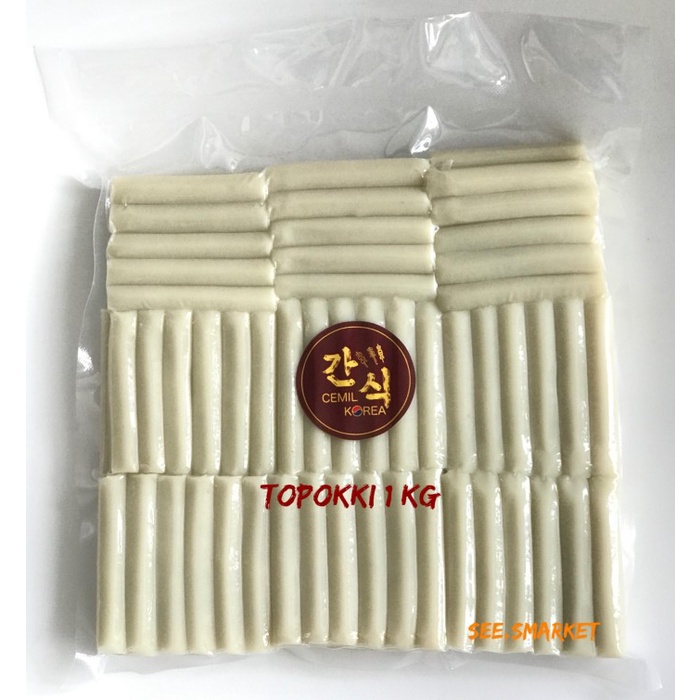 Jual Topoki Toppoki Topokki Tteok Tteokbokki Halal Tokpoki Rice Cake / 1 Kg | Shopee Indonesia