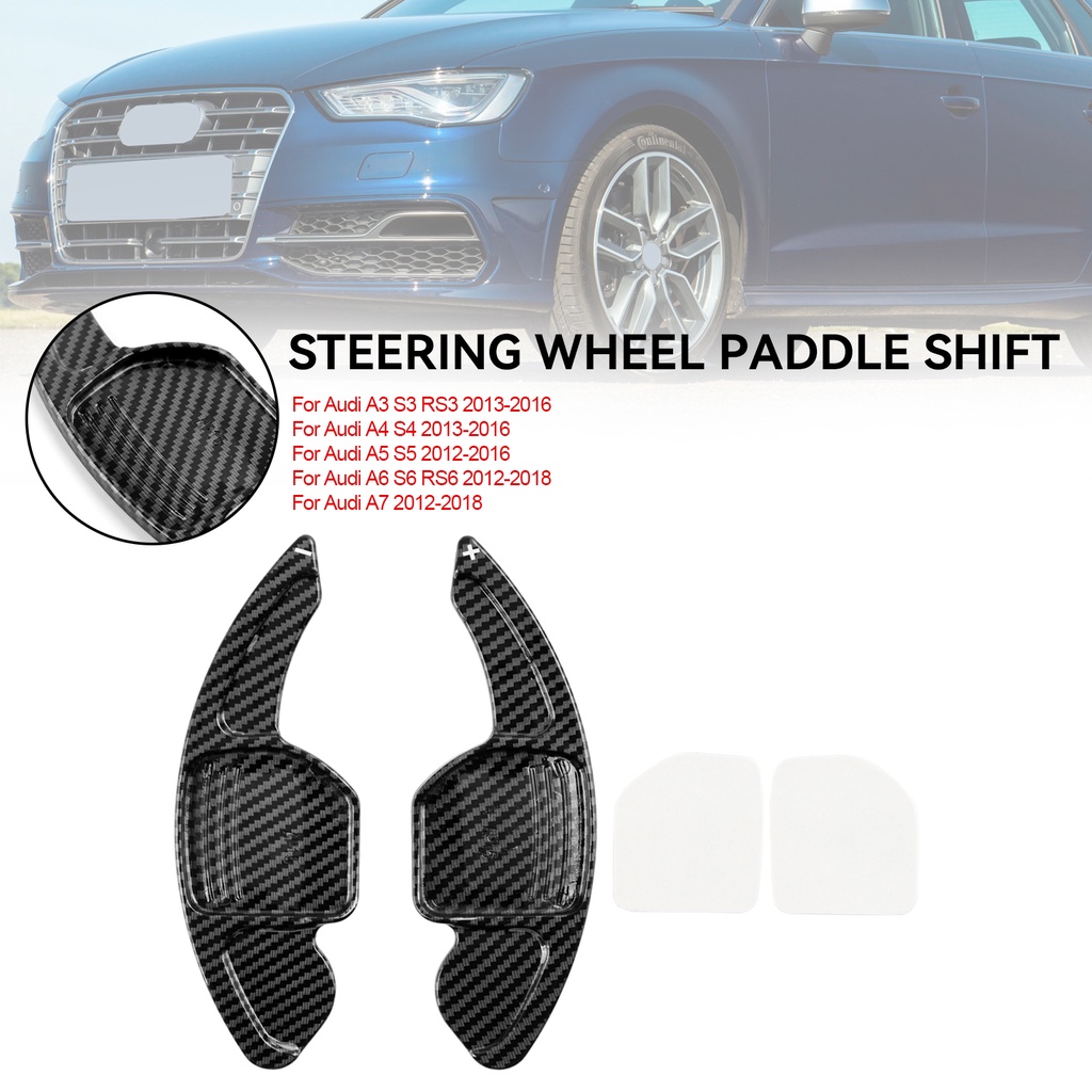 Jual New Steering Wheel Shift Paddle Shifter Extension Fit Audi A3 A4 ...