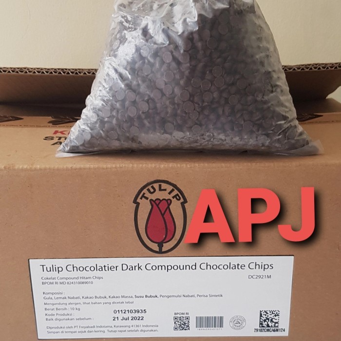 Jual tulip choco chip repack 1 kg | Shopee Indonesia