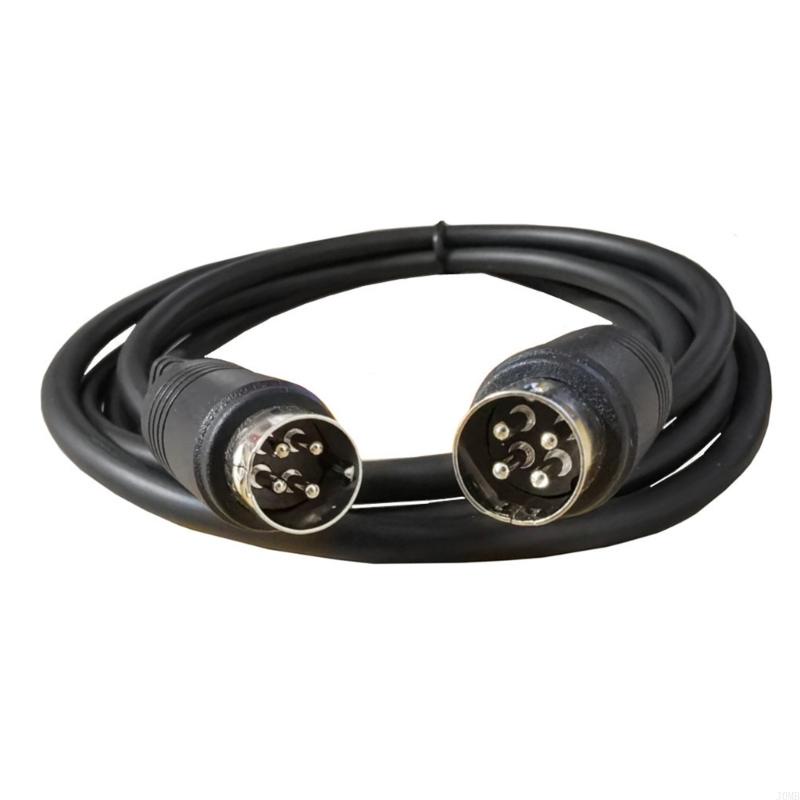 Jual 4 Pin DIN Male Plug Connectors Cable 4 Pin DIN Male to Male ...