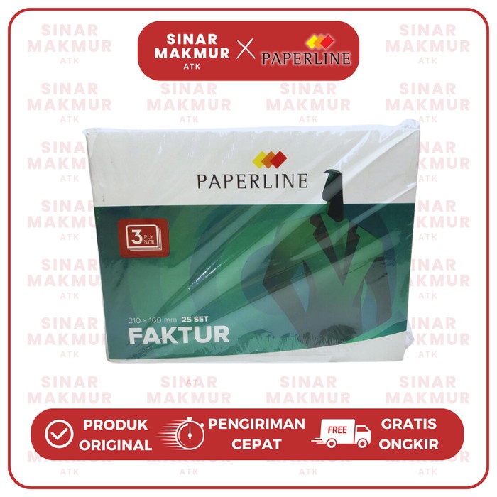 Jual Buku/Bon/Nota Faktur Rangkap 3/3 Ply Paperline (Pak) | Shopee ...