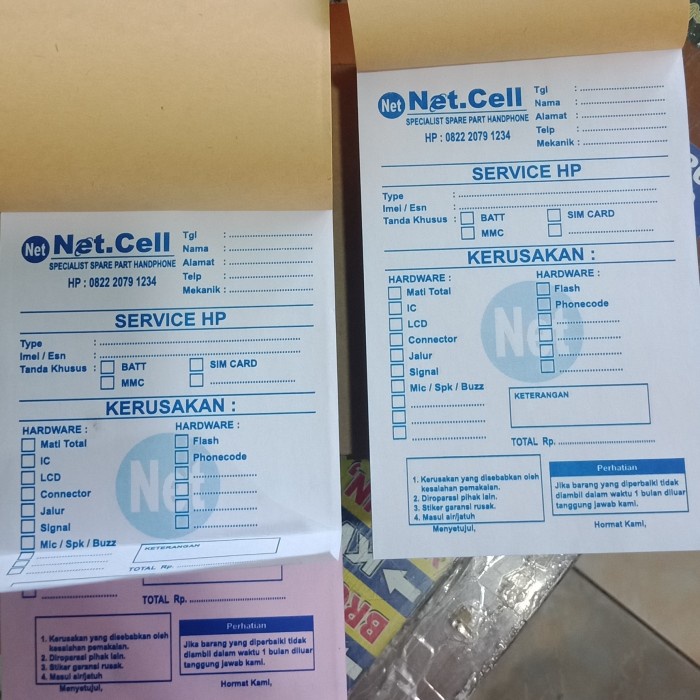 Jual TERLARIS! NOTA BON KWITANSI INVOICE 10 buku + stempel | Shopee ...