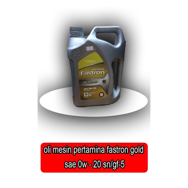 Jual oli mesin pertamina fastron gold sae 0w20 0w-20 sn/gf-5 - 68029 ...