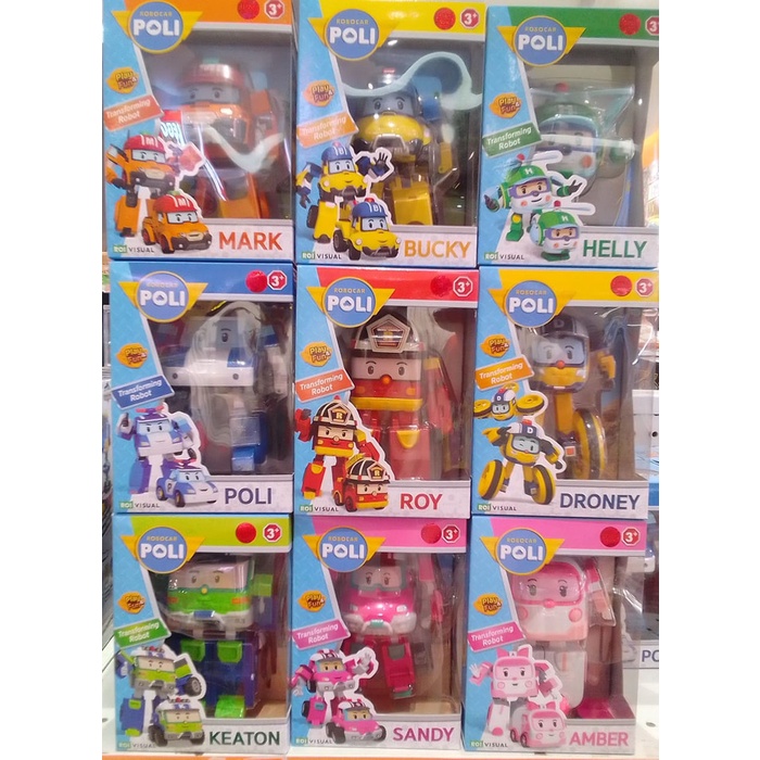 Jual Robocar Poli Sandy/ Keaton/ Mark/ Amber/ Bucky/ Roy/ Helly/ Droney ...