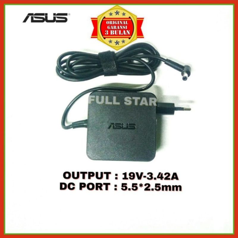 Jual Adaptor Charger Laptop Asus 19V 3.42A 65W 5.5X2.5mm ORIGINAL A455L A455LA A455LB A455LD ...