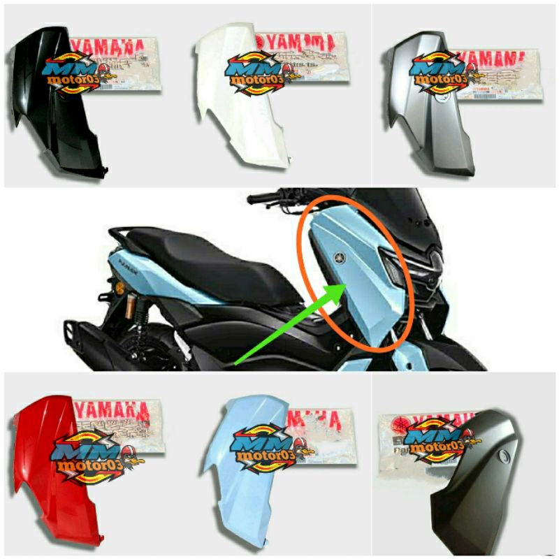 Jual COVER BODY COWLING KIRI DAN EMBLEM SAYAP NMAX NEO TURBO ORIGINAL ...