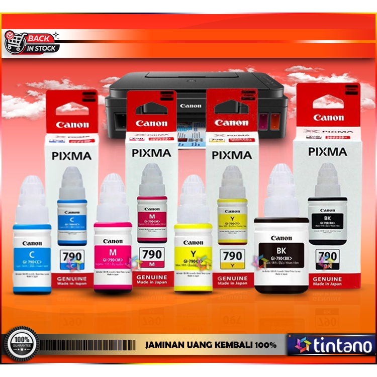 Jual Tinta printer canon pixma 790 SERIES G1010 G2010 G1000 G2000 G3000 ...