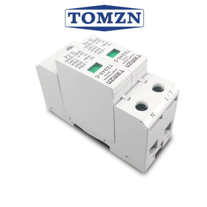 Jual JTTOP" SPD AC 2P TOMZN TZG40-C 1 PHASE SURGE PROTECTOR ARRESTER ...