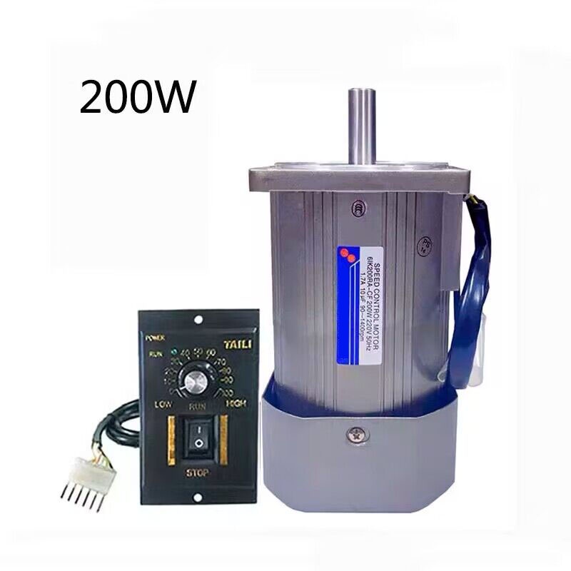 Jual PROMO Shaft Adjustable Motor 200W Single-Phase Ac 220V 1400 Rpm ...