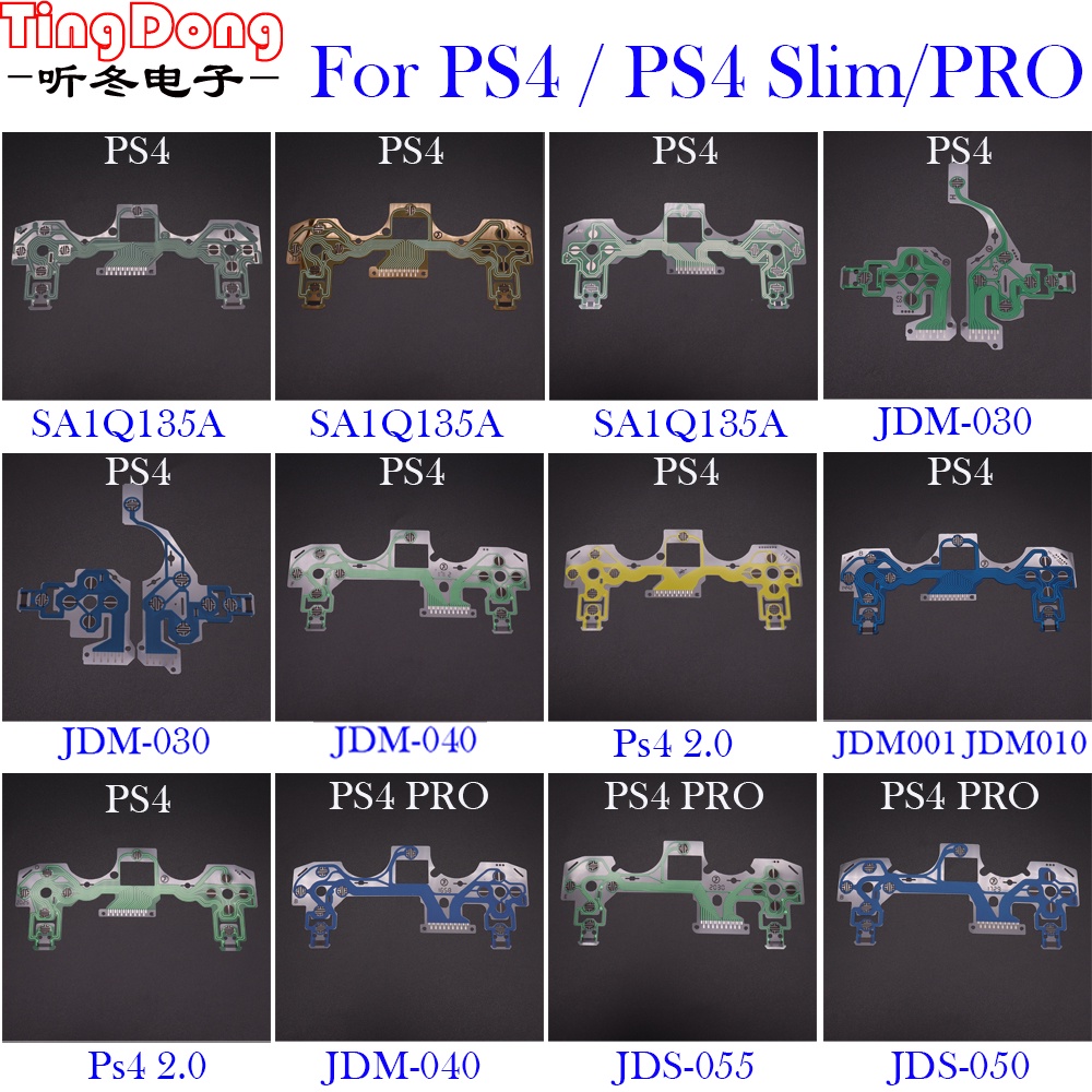 Jual 1PCS Buttons Ribbon Circuit Board for PS2 PS5 PS4 Pro Slim JDM-001 JDS 055 050 Controller ...