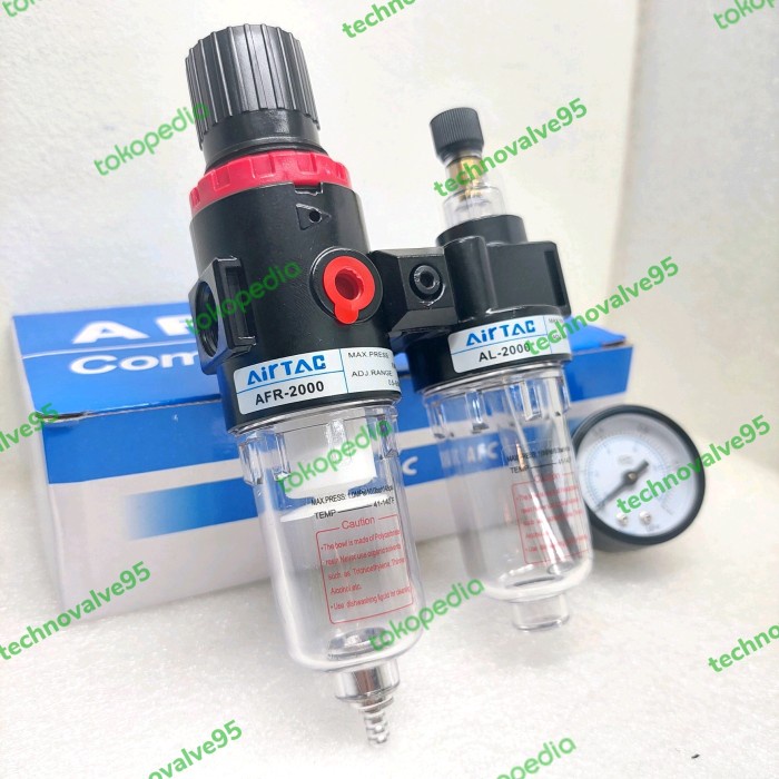 Jual (Expert) AFC2000 AIR FILTER REGULATOR LUBRICATOR AIRTAC | Shopee ...