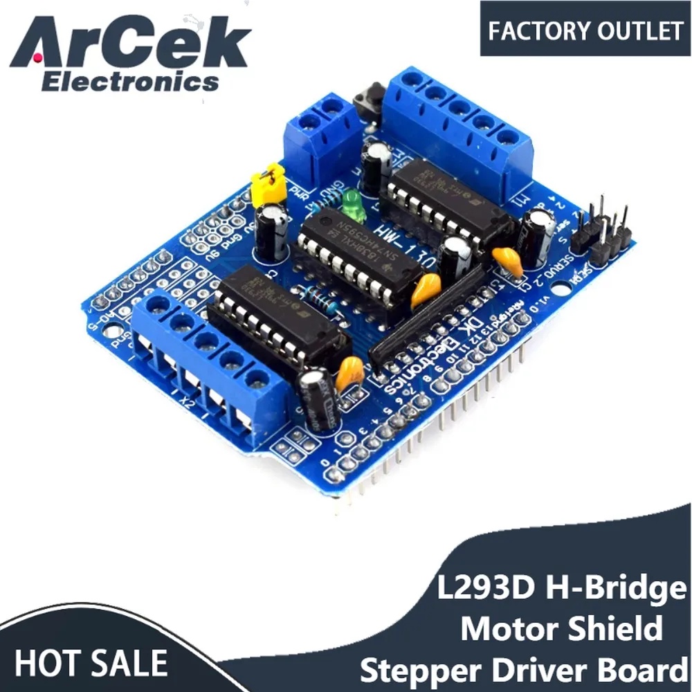 Jual L293D L293 H-Bridge Motor Shield Stepper Driver Board Control ...