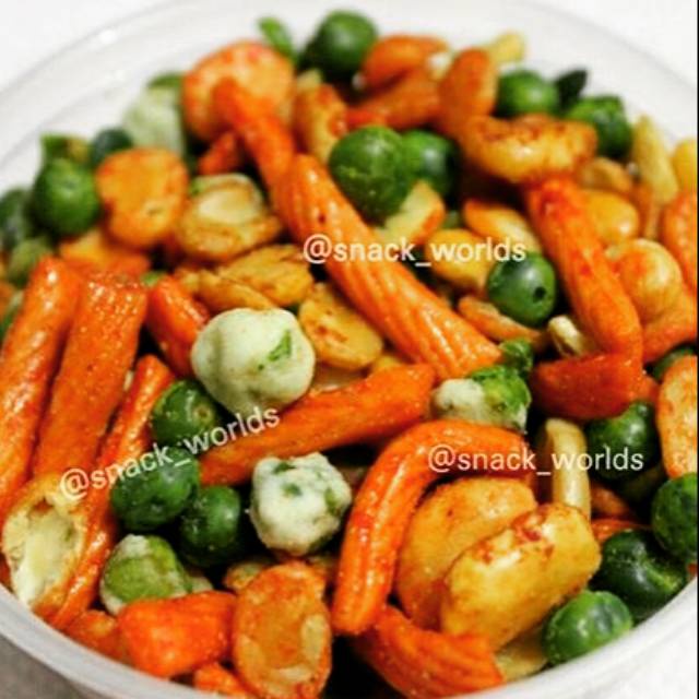 Jual A 1Kg Kacang Mix- Kacang Kangoro 5 (Lima) Macam Rasa | Shopee ...