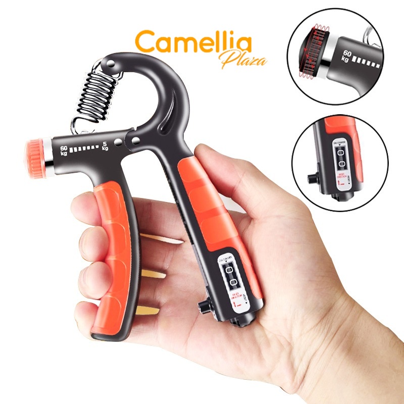 Jual HAND GRIP COUNTING HITUNG OTOMATIS HANDGRIP 5-60KG GYM FITNESS ...