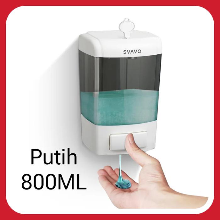 Jual PREMIUM Dispenser Sabun Cair Cuci Tangan Kapasitas 800 ML Warna ...