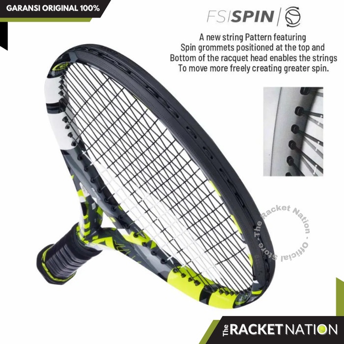 Jual Babolat Pure Aero 2023 Original (Used by Carlos Alcaraz) Racket Raket Tenis Babolat Pure ...