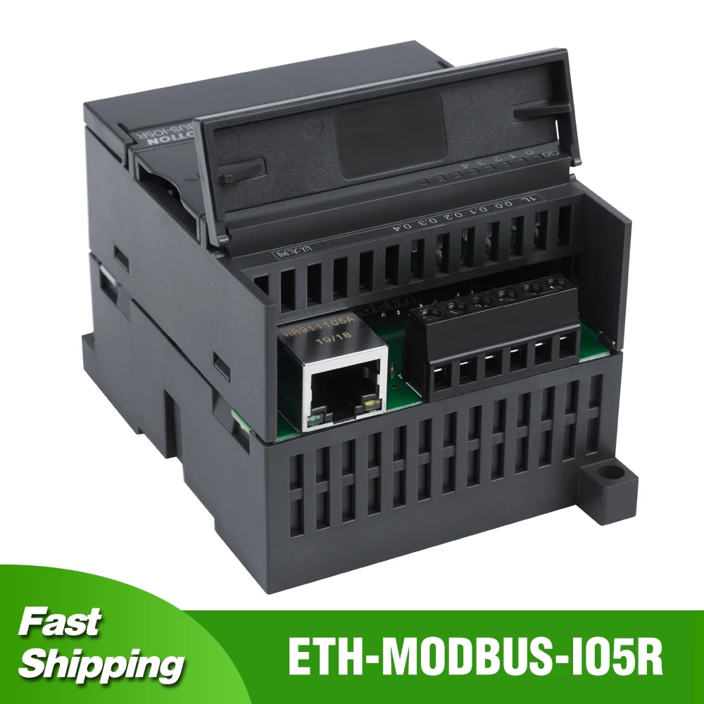 Jual NEW ETH-MODBUS-IO5R MODBUS Module RTU Convert TCP RS485 RS232 Serial To Ethernet Port 5 ...